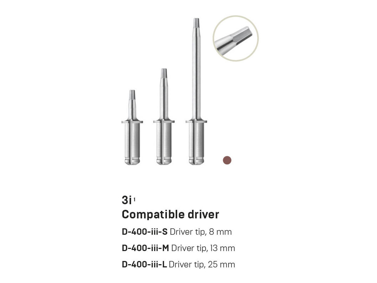 Smile Line Sidekick 3i Schraubendreher | Gold Quadrat Dental