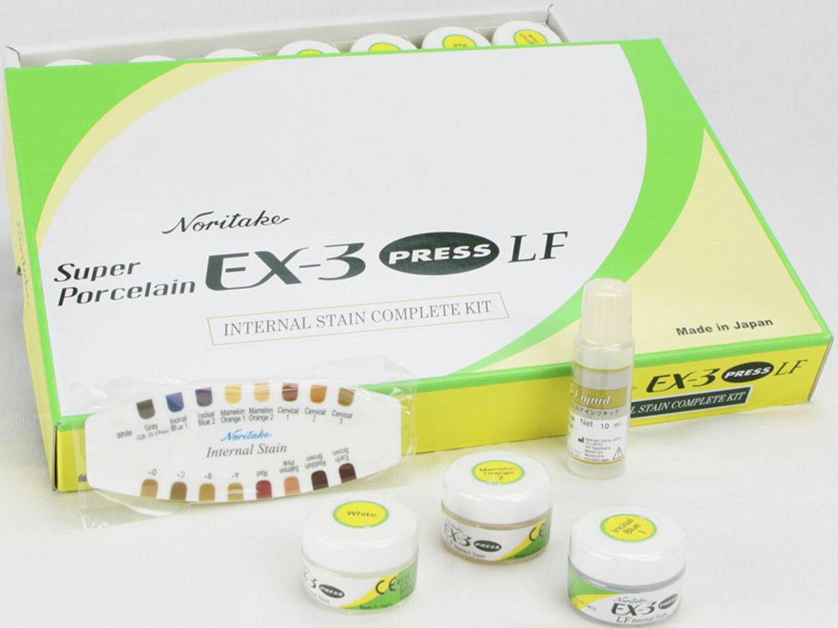 Kuraray Noritake EX-3 IS Stain Complete Kit | Gold Quadrat Dental