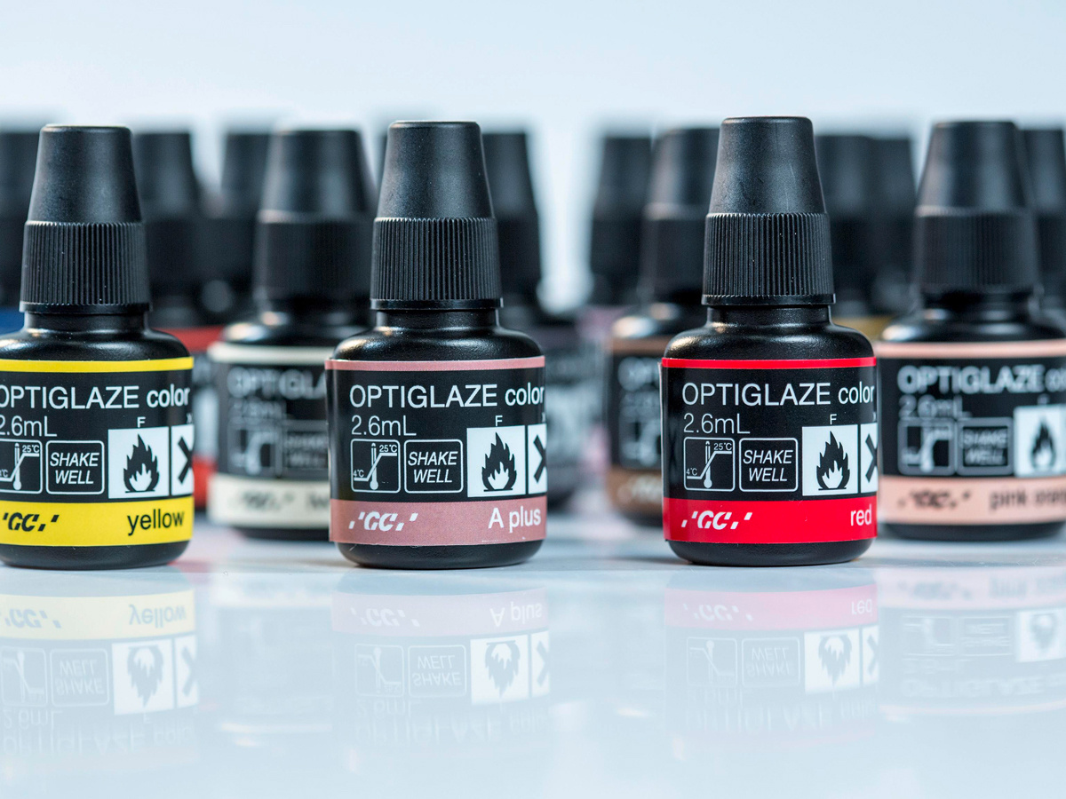 GC OPTIGLAZE color Elfenbeinweiß | Gold Quadrat Dental