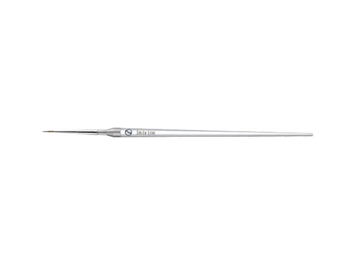 Smile Line Clear Handle Pinsel #3/0 | Gold Quadrat Dental