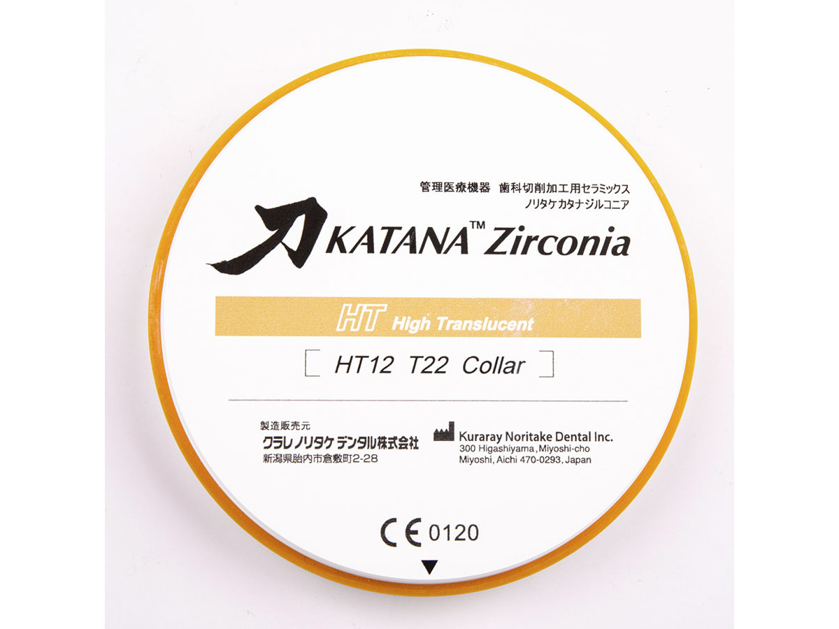 Kuraray Noritake Katana Zirconia HT12 | Gold Quadrat Dental